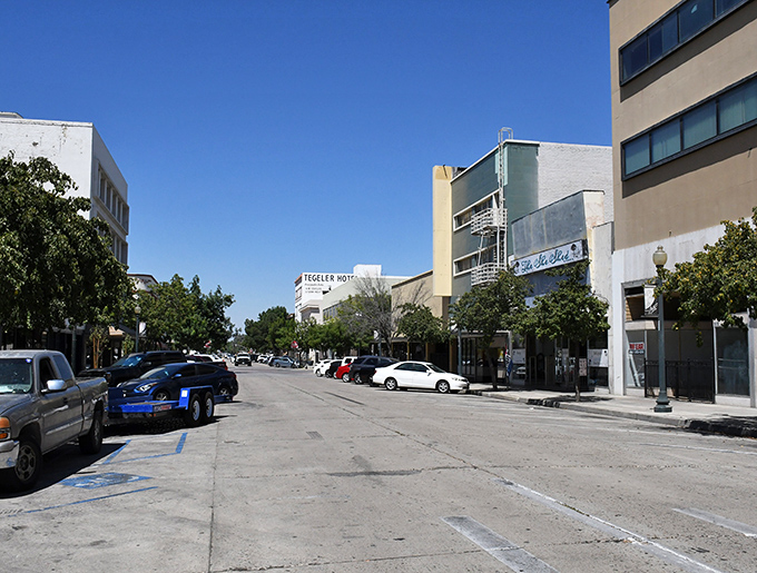 The streets of downtown Bakersfield offer a glimpse into California's past with prices firmly rooted in the present.
