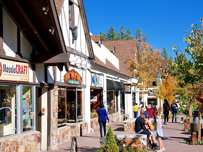 Big Bear Lake's village welcomes visitors with alpine charm that makes you want to yodel, even if you've never yodeled before.