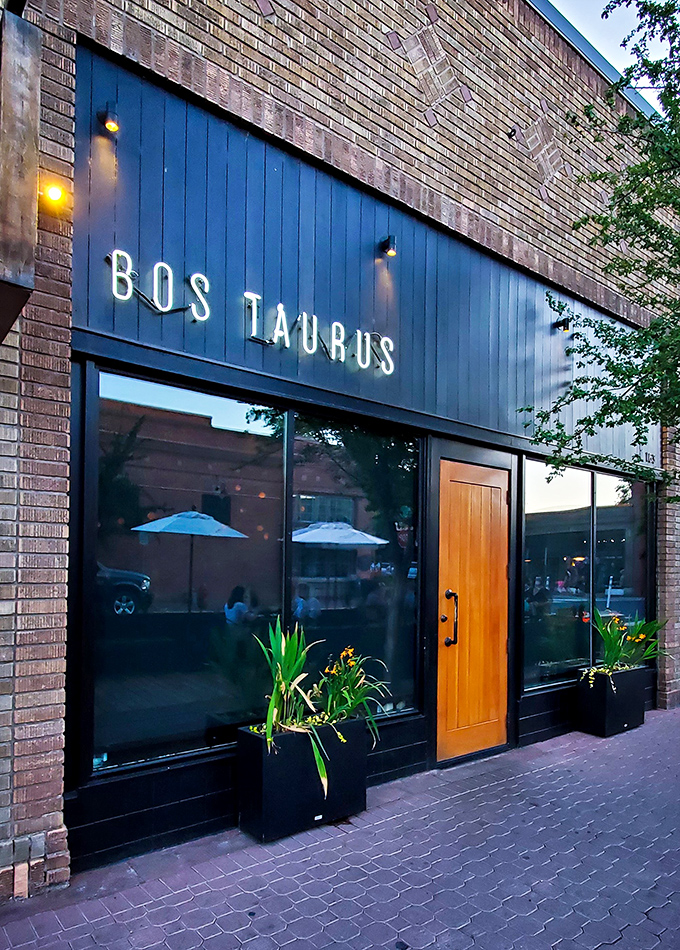 Bos Taurus brings sleek, modern design to Bend's steakhouse scene. Behind that wooden door awaits a meat lover's paradise that respects tradition while embracing innovation.