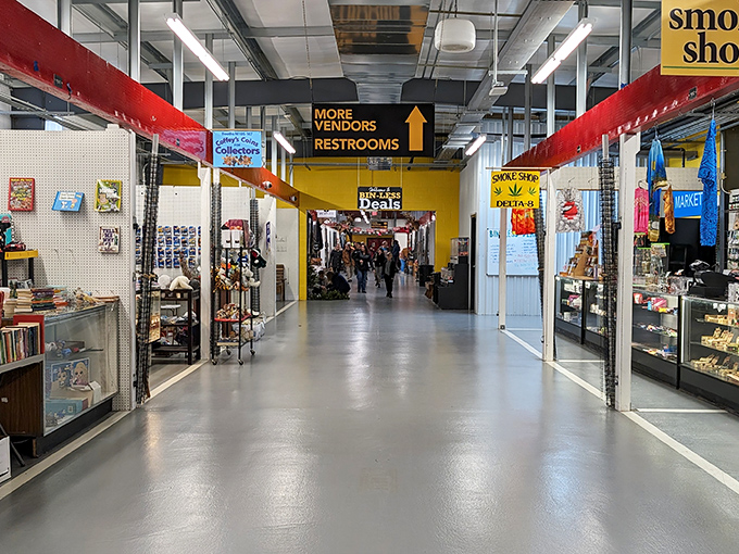 Caesar Creek's bright, clean aisles make treasure hunting feel less like digging and more like discovering.