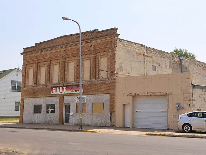 Carrington's historic brick buildings have stories to tell—if only you'd put down your phone and listen.