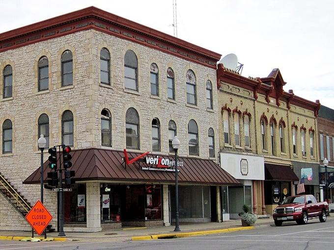 Charles City's brick buildings stand as proud sentinels along streets where community spirit runs as deep as roots.