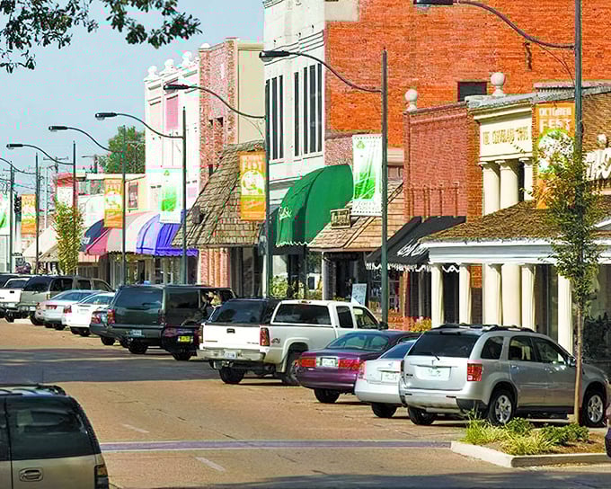 Cleveland's colorful downtown invites exploration, where every painted building adds character to this Delta gem.