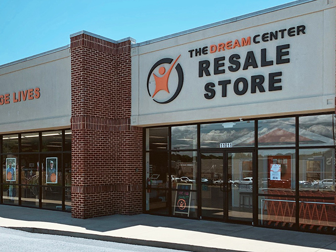 Modern architecture meets timeless value in this spacious store where shopping feels like a pleasant neighborhood stroll.