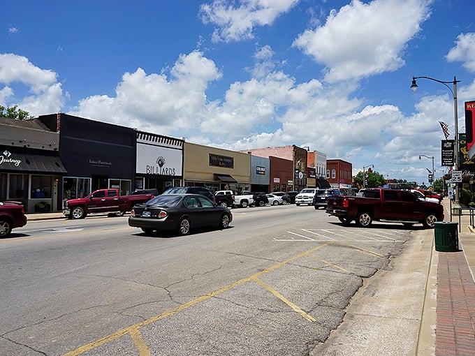 Durant's impressive brick buildings house local businesses with genuine character. Like the town itself&mdash;solid, unpretentious, and surprisingly affordable!