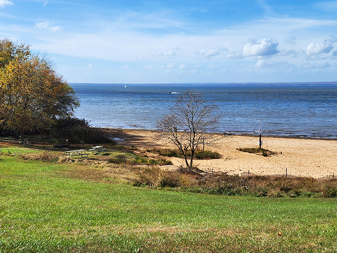 Elk Neck State Park's beach view makes everyday stress melt away. Who needs a Caribbean vacation with this in our backyard?
