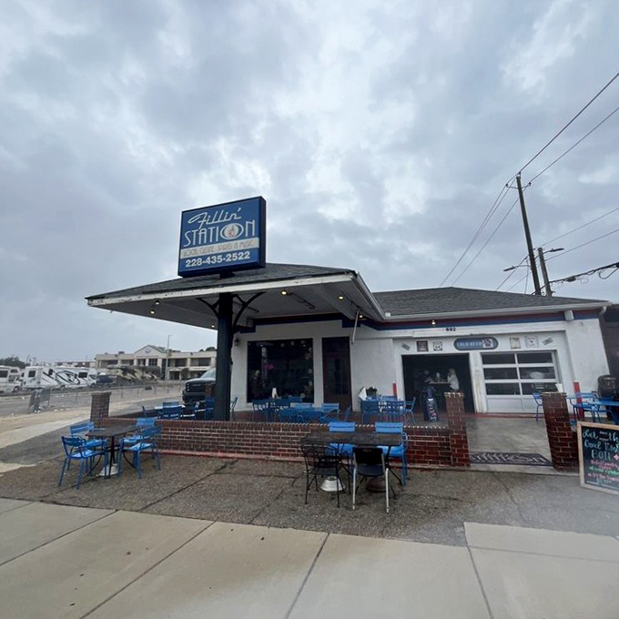 The Fillin' Station pumps out po'boys instead of petroleum these days, and nobody's complaining.