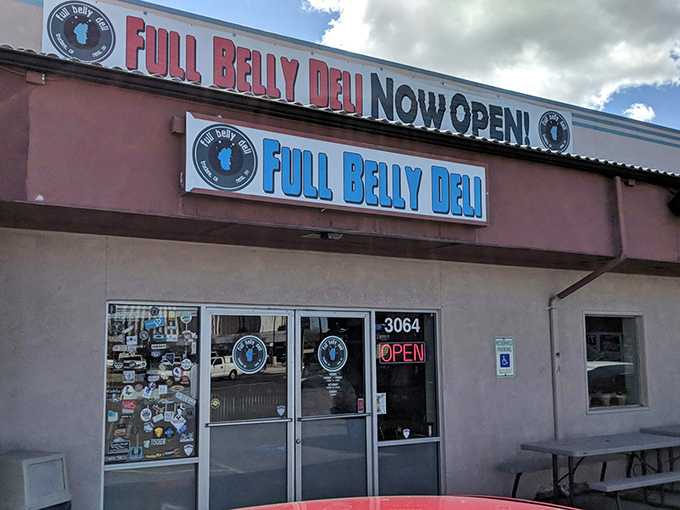 Full Belly Deli's straightforward exterior hides sandwich wizardry that lives up to that confident red sign.