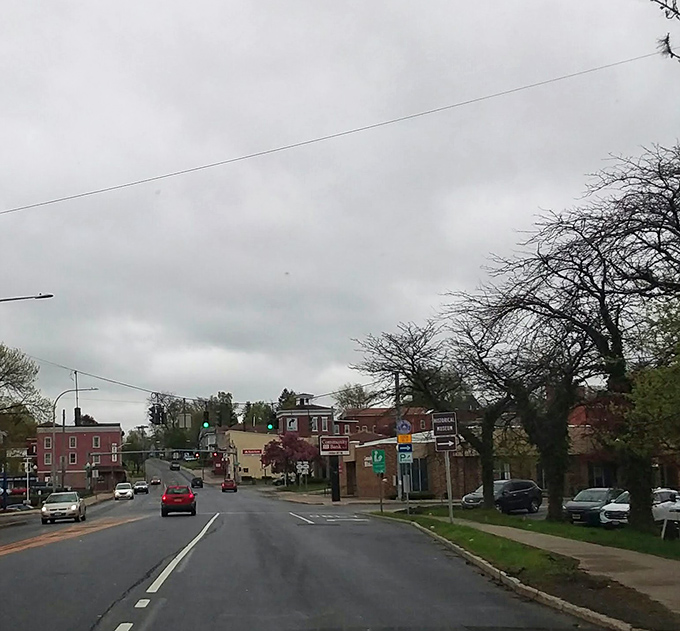 Fulton's charming main street invites leisurely strolls, where every storefront seems to whisper, "Slow down, you're retired now!"