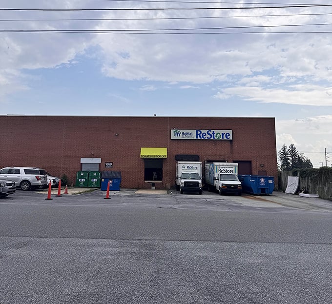 The ReStore's clean lines promise organized shopping where every corner holds home improvement gold.