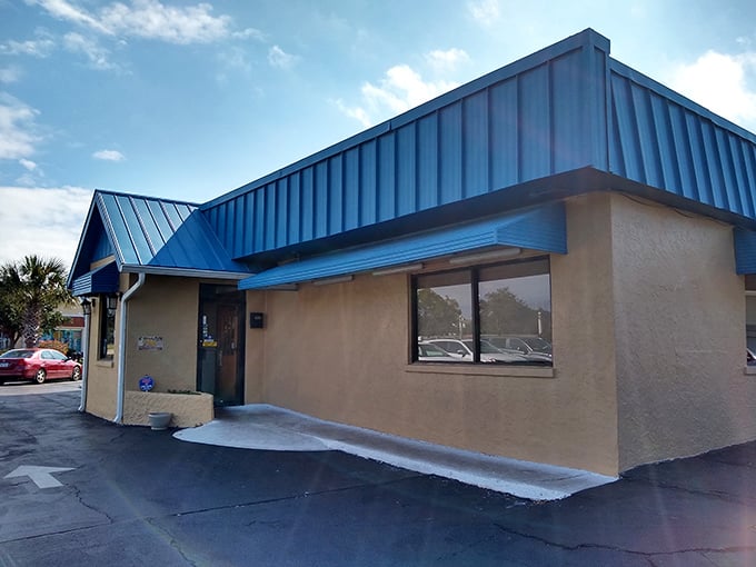 Harry's Breakfast Pancakes: No-nonsense building, all-nonsense pancakes. Sometimes the plainest exteriors hide the fluffiest interiors—in architecture and breakfast alike.