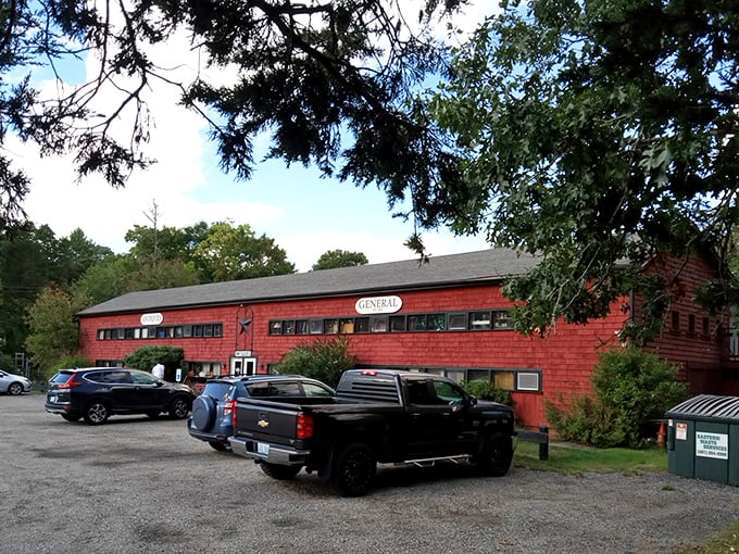 The unassuming exterior of Jules Antiques hides a wonderland of vintage treasures and country charm inside.