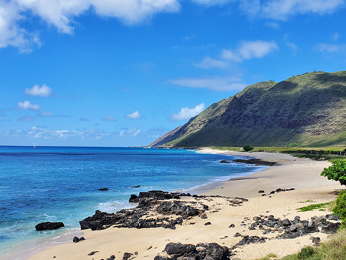 Kaʻena Point's pristine shoreline offers a glimpse of Hawaii before tourism. Social media influencers haven't discovered this spot yet!