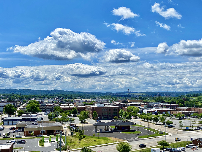 Mountain views come free with every purchase in this tri-state bargain hunter's paradise.