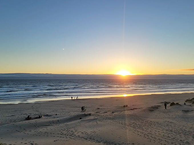 Nehalem Bay's sunset paints the sky in colors Crayola hasn't even invented yet.