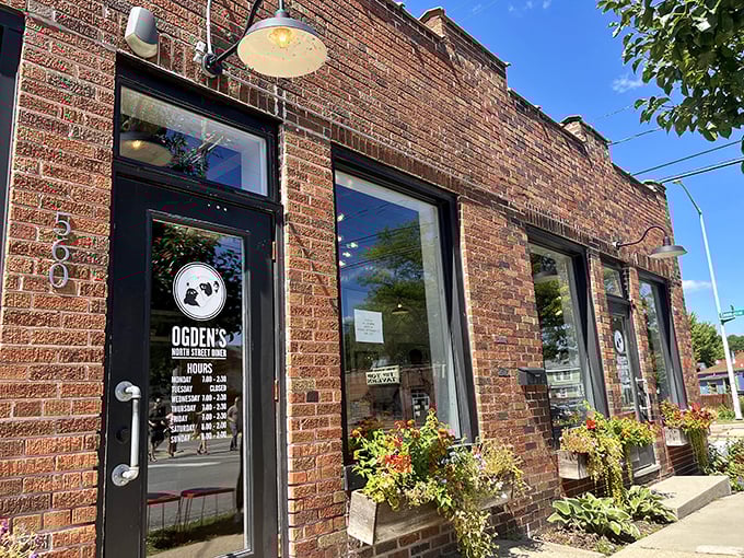 Morning light plays across Ogden's classic brick facade &ndash; setting the stage for breakfast that's both familiar and extraordinary.