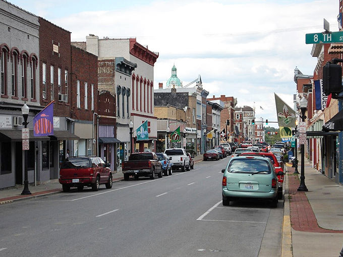 Paris, Kentucky's charming downtown features historic buildings with character to spare. No Eiffel Tower needed!