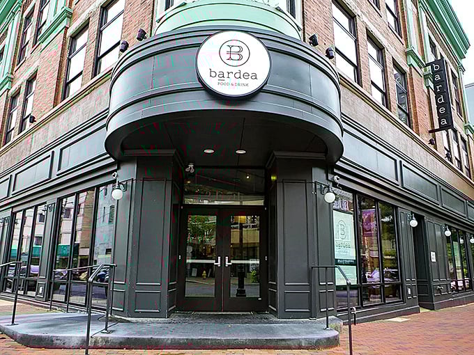 That sleek corner location screams urban sophistication &ndash; this is where pizza gets dressed up for a night on the town.