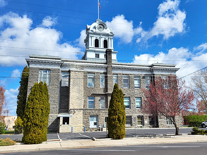 That courthouse clock tower has been keeping time for generations of affordable living.