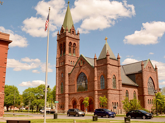 A beautiful church spire reaches toward Rome's sky &ndash; spiritual elevation without the elevated cost of living.