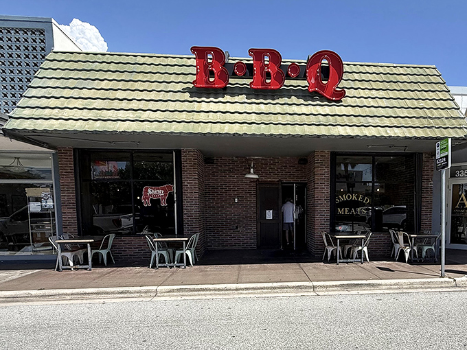 Smoke BBQ's brick facade hides flavor bombs waiting to detonate on your taste buds. Unassuming on the outside, unforgettable on the inside.