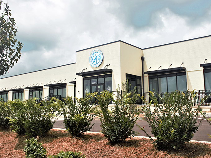 St. Vincent de Paul's modern building promises a thrifting experience as organized as its clean exterior suggests.