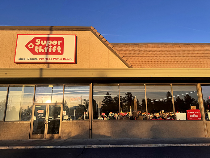 SuperThrift's spacious interior layout lets you navigate furniture sections without playing bumper cars with sofas.