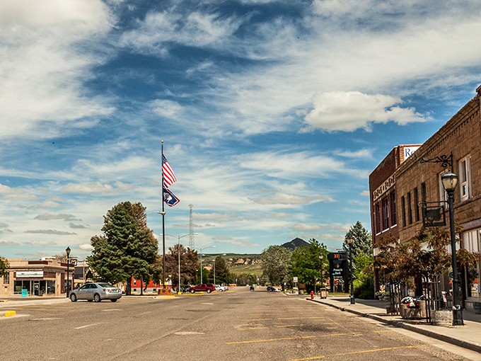 Thermopolis sits atop natural wonders where hot springs bubble up like Earth's own spa treatment center.