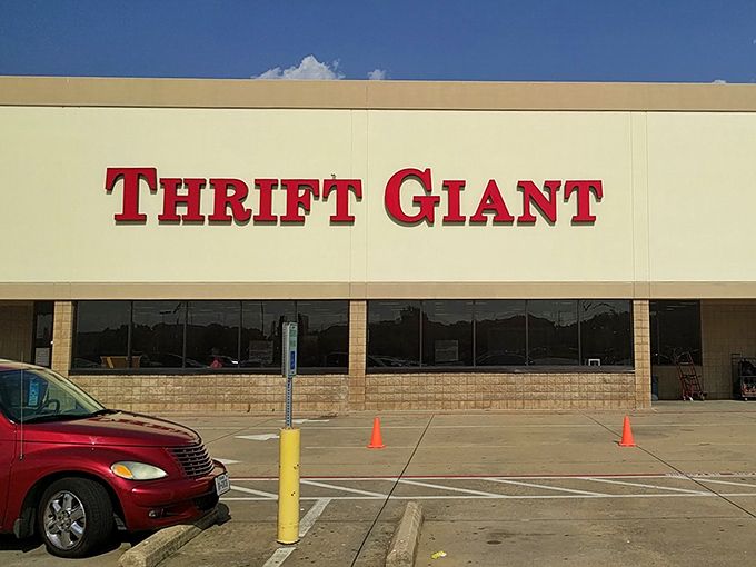 Thrift Giant lives up to its name - that sprawling storefront could house a small airplane.