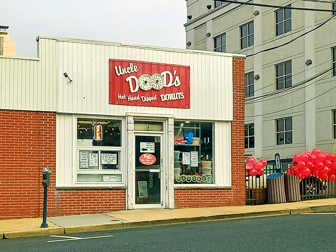 Uncle Dood's wears its heart on its sign - no pretense, just pure donut joy.