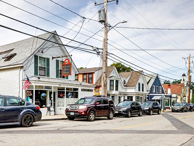 Wellfleet's village center beckons with Cape Cod charm, where every building seems designed for perfect summer memories.