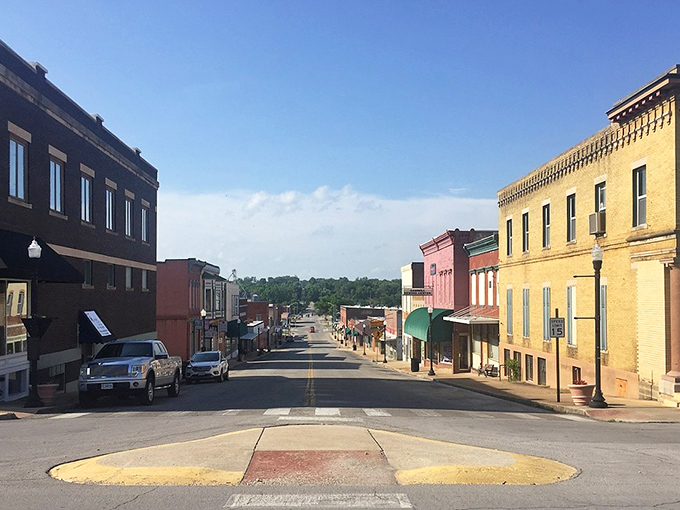 West Plains' downtown square features colorful historic buildings where your retirement dollars find extra breathing room.