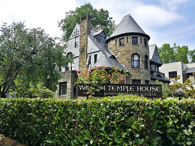 The William Temple House looks more like Hogwarts than a thrift store &ndash; magic happens inside these stone walls.