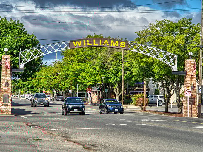 Williams' iconic arch welcomes you to a town where your retirement dollars stretch further than your grandkids' imagination.