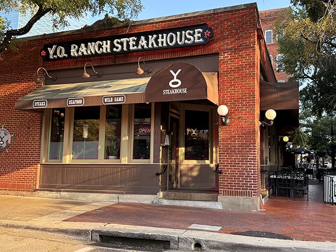 Historic brick meets downtown Dallas energy at this ranch-inspired steakhouse that brings Hill Country to the city.