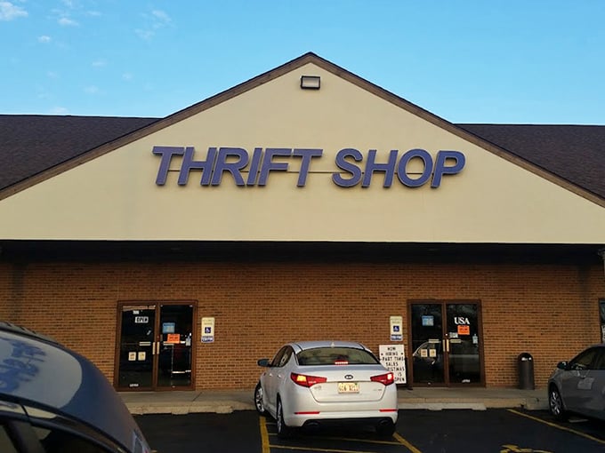 The simple storefront belies the organized treasure trove waiting inside for Crystal Lake's savvy shoppers.