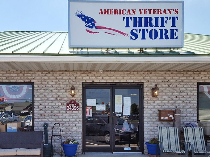 The eagle and flag logo soars above, reminding you that every purchase here honors those who served our country.Add to Conversation