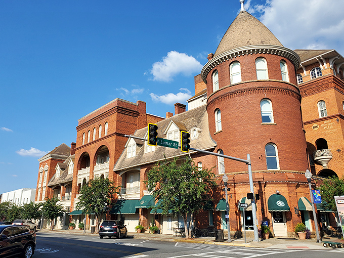 The Windsor Hotel stands as Americus' crown jewel. Magnificent architecture surrounds a community where Social Security checks go further.