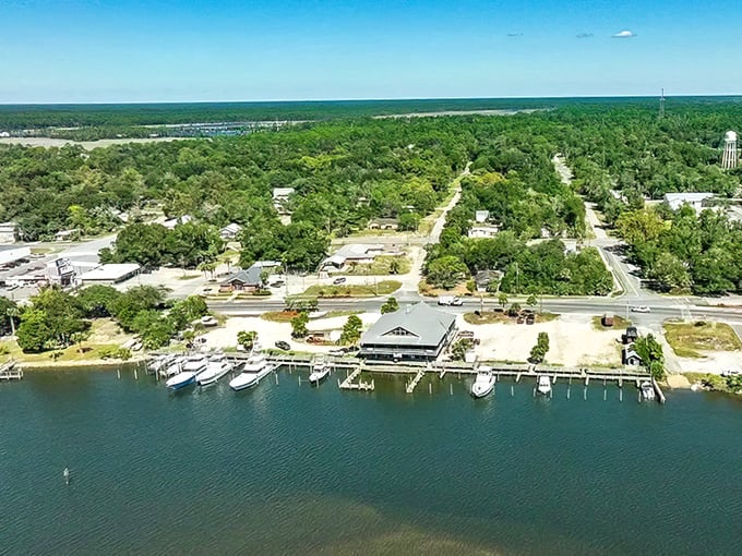 Small-town coastal magic in Carrabelle. The water views come standard; the affordable lifestyle feels like winning the retirement lottery.