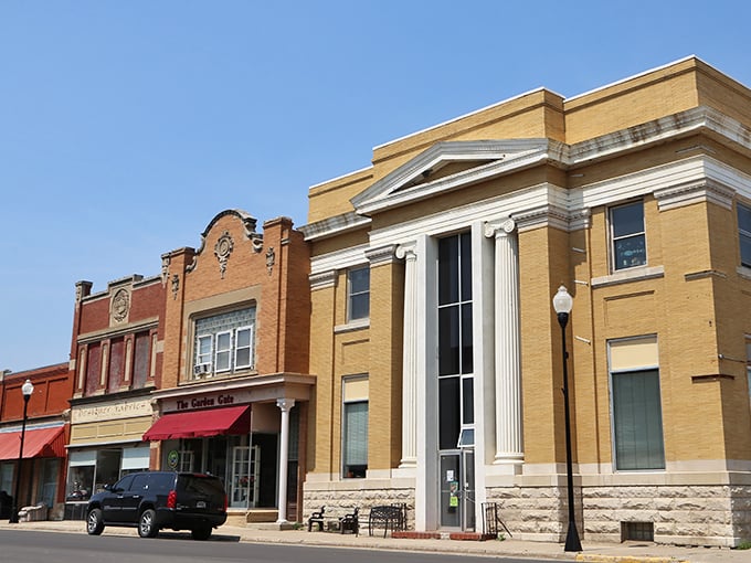 Carrington's quiet streets make rush hour feel like a quaint concept from a distant civilization.