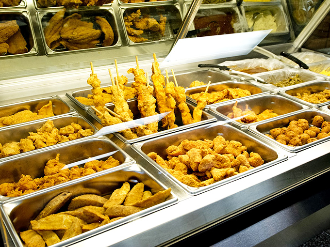 A buffet of golden-fried possibilities &ndash; choosing just one might be the hardest part of your day.