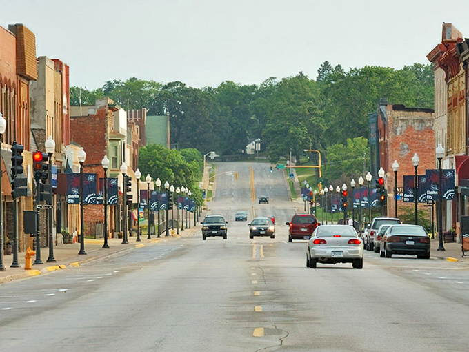 Wide avenues and classic architecture create an inviting atmosphere where neighbors still know each other's names.