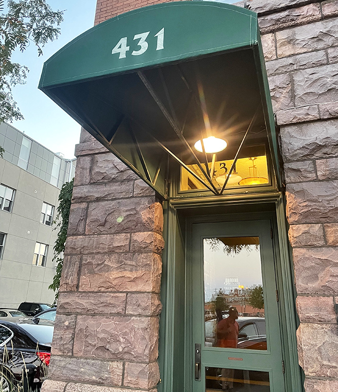 That unassuming doorway leads to some of Sioux Falls' most skillfully prepared seafood &ndash; where scallops are seared to golden perfection.