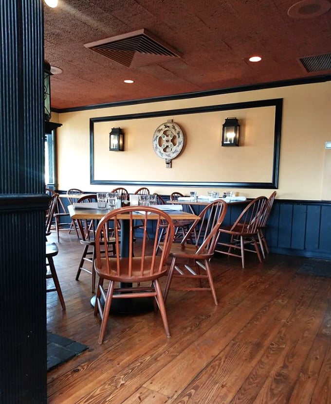 Those wooden chairs have hosted countless birthdays, anniversaries, and "just because it's Tuesday" steak celebrations.