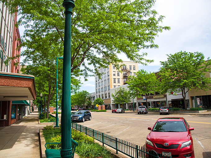 The tree-lined streets of Clinton offer affordable living options with plenty of character and charm.