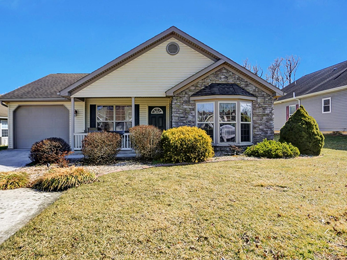 This Country Manor home features a spacious backyard perfect for morning coffee or evening stargazing. Affordable luxury that leaves room in the budget for actual coffee!