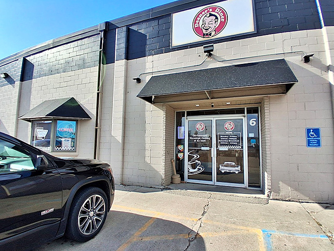 Sunshine highlights Deaner's entrance, where comfort food awaits without pretense or fuss&mdash;just honest-to-goodness deliciousness.