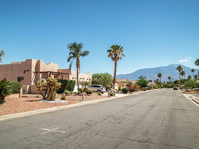 Desert Hot Springs homes feature desert-appropriate architecture with mountain views that million-dollar coastal properties would envy.