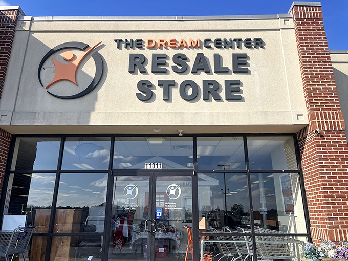 Those large windows invite you to peek inside at organized displays that make browsing feel effortless.