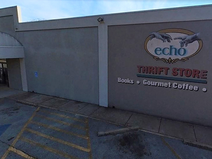 Books, gourmet coffee, and WiFi make this thrift store smarter than your average bargain hunting destination.